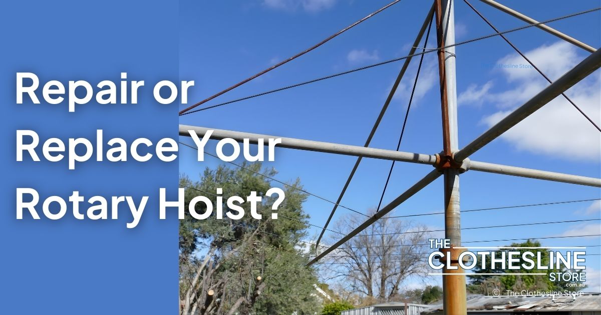Repair or Replace a Rotary Clothesline? | The Clothesline Store
