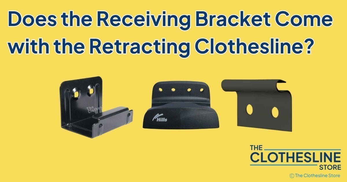Does the Receiving Bracket Come with the Retracting Clothesline? – The ...