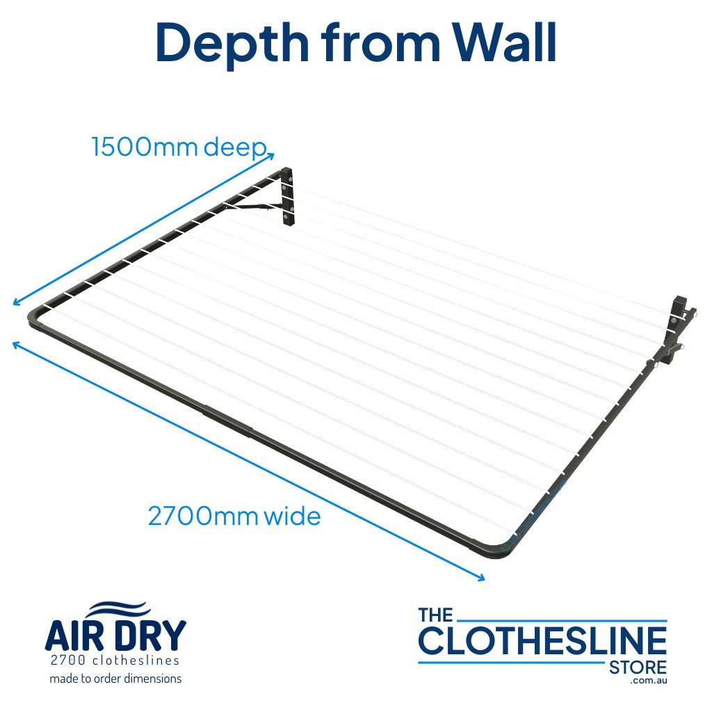 clothesline pole dimensions
